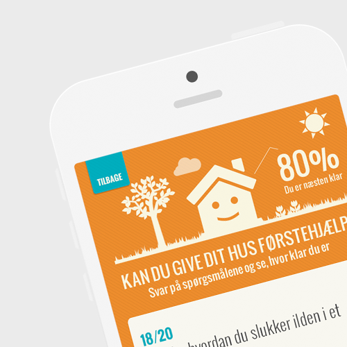 WOYE portfolio - Bolius app: Førstehjælp til dit hus